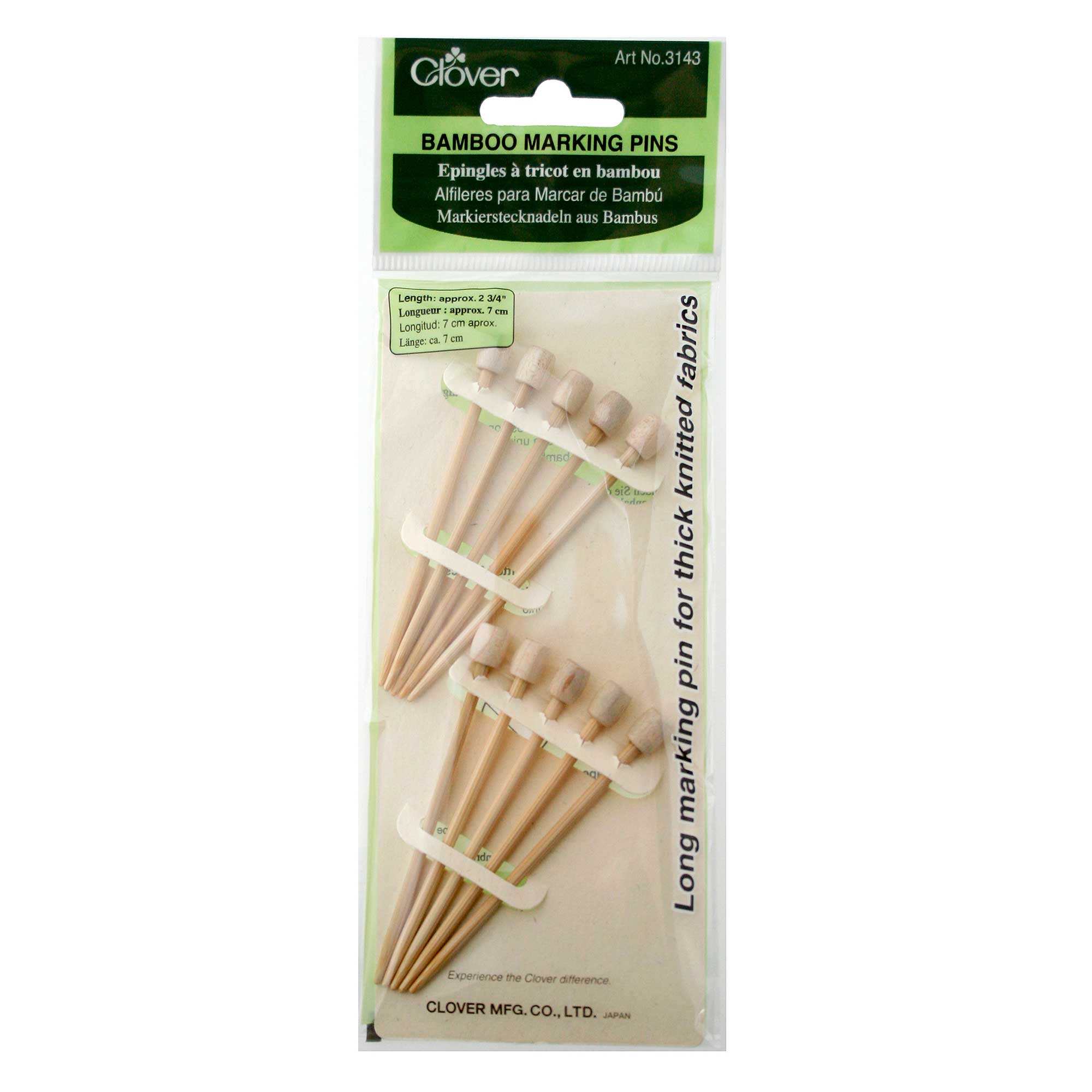 CLOVER BAMBOO MARKING PINS 3143 » Birch Wholesale